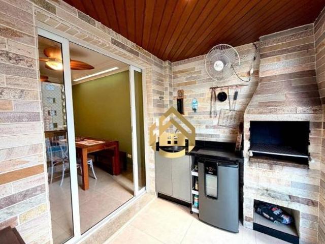 Apartamento vista para o mar com varanda gourmet Praia das Astúrias