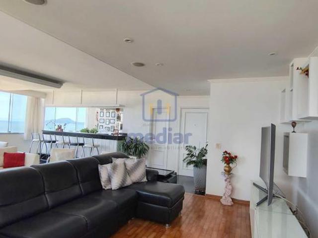Apartamento Vista para o Mar de todos os cômodos, com 3 dormitórios, 2 vagas José Menino San