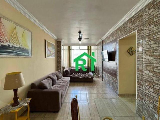 Apartamento à beira mar, 2 dormitórios, 1 vaga, Enseada, Guarujá/SP