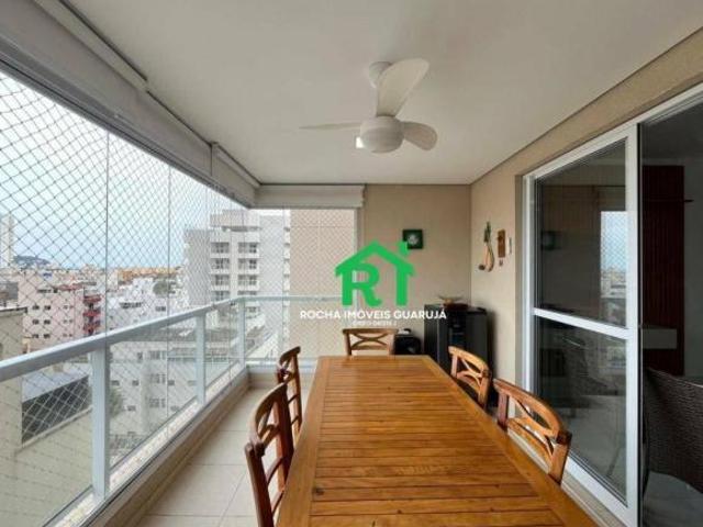 Apartamento à Beira Mar, 3 Dormitórios 1 Suíte, 2 Vagas, Lazer, Enseada, Guarujá/SP