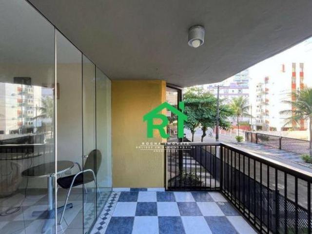 Apartamento à beira mar com 3 dormitórios 1 suíte, 1 vaga, lazer, Enseada, Guarujá/SP