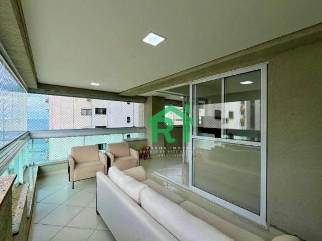 Apartamento à beira mar com 3 dormitórios 3 suítes, 2 vagas, lazer, Jardim Astúrias, Guarujá/SP