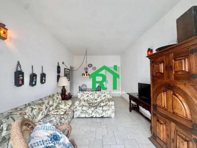 Apartamento à beira mar com 3 quartos e 1 vaga à venda em Pitangueiras, Guarujá