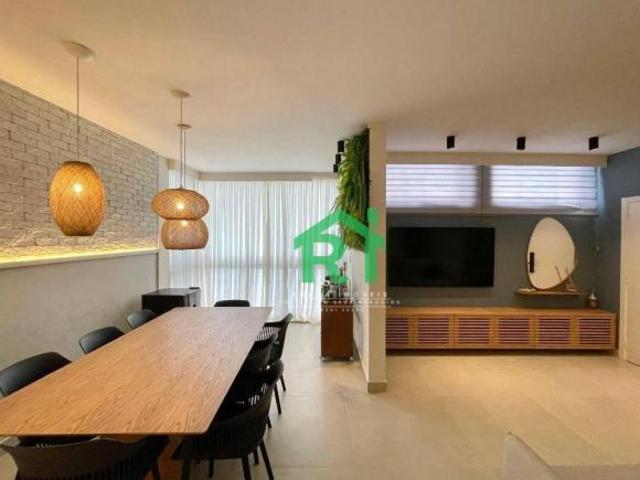 Apartamento à beira mar com 3 quartos 1 suíte, 1 vaga à venda em Pitangueiras, Guarujá