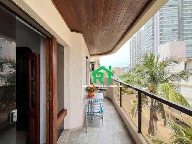 Apartamento à beira mar com 3 quartos 1 suíte, 1 vaga e lazer à venda em Enseada, Guarujá