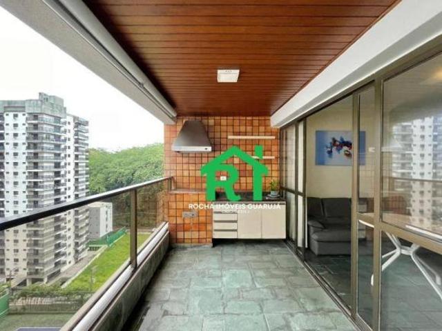 Apartamento à beira mar com 3 quartos 1 suíte, 1 vaga, e lazer à venda em Jardim Astúrias, Guarujá
