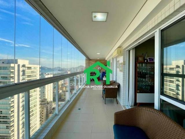 Apartamento à beira mar com 3 quartos 1 suíte, 2 vagas e lazer à venda em Enseada, Guarujá