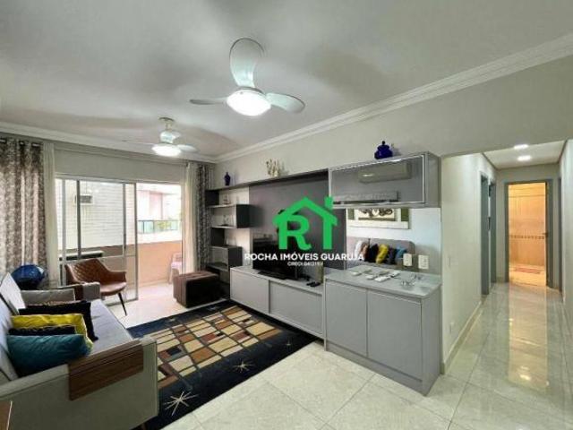 Apartamento à beira mar com 3 quartos 1 suíte, 2 vagas e lazer à venda em Jardim Astúrias, Guarujá