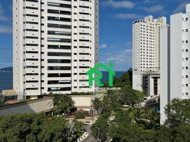 Apartamento à beira mar com 3 quartos 1 suíte, 2 vagas e lazer à venda em Jardim Astúrias, Guarujá
