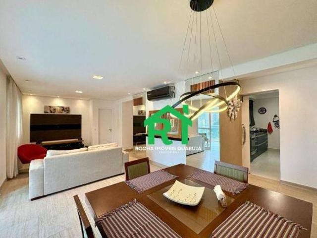 Apartamento à beira mar com 3 quartos 1 suíte, 2 vagas e lazer à venda em Jardim Astúrias, Guarujá