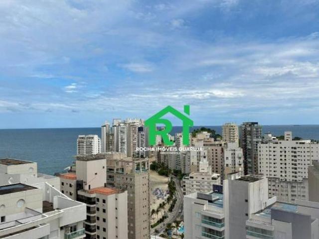 Apartamento à beira mar com 3 quartos 1 suíte, 2 vagas e lazer à venda em Jardim Astúrias, Guarujá