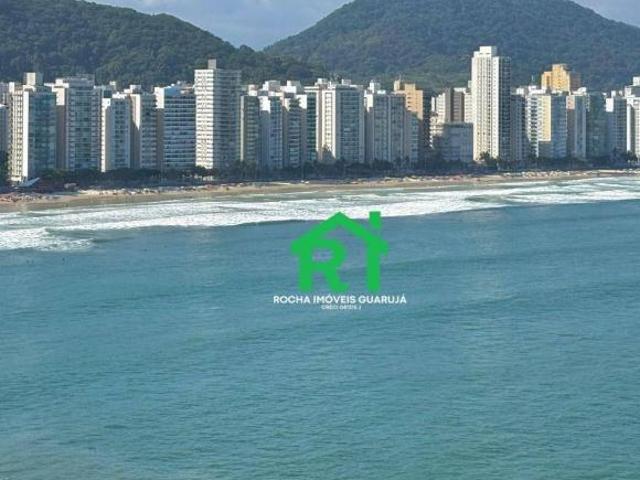 Apartamento à beira mar com 3 quartos 1 suíte, 2 vagas e lazer à venda em Jardim Astúrias, Guarujá