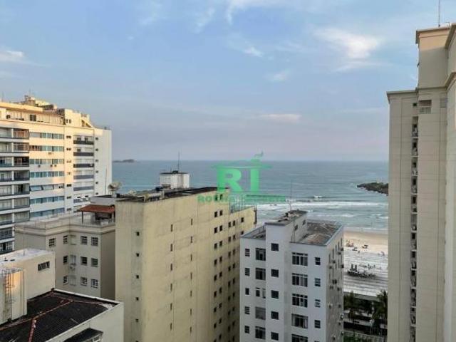 Apartamento à beira mar com 3 quartos 1 suíte, 2 vagas e lazer à venda em Pitangueiras, Guarujá
