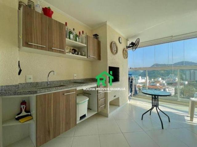 Apartamento à beira mar com 3 quartos 1 suíte, 2 vagas e lazer à venda no Tombo, Guarujá