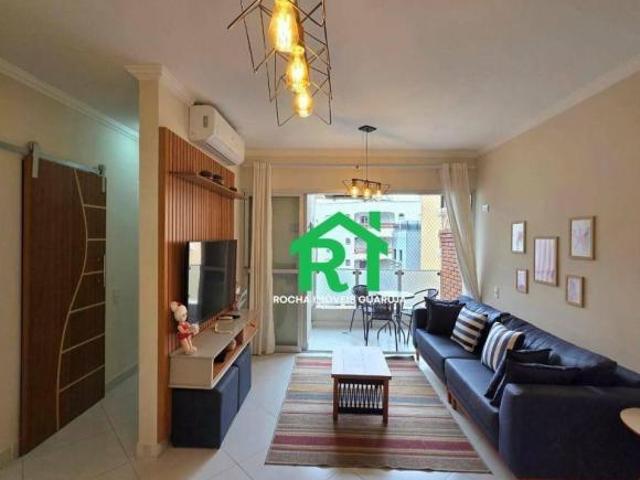Apartamento à beira mar com 3 Quartos, 1 Suítes, 1 vaga Enseada Guarujá/SP