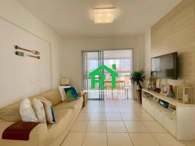 Apartamento à beira mar com 3 quartos 1 suítes, 2 vagas e lazer Completo à venda em Enseada, Guaru
