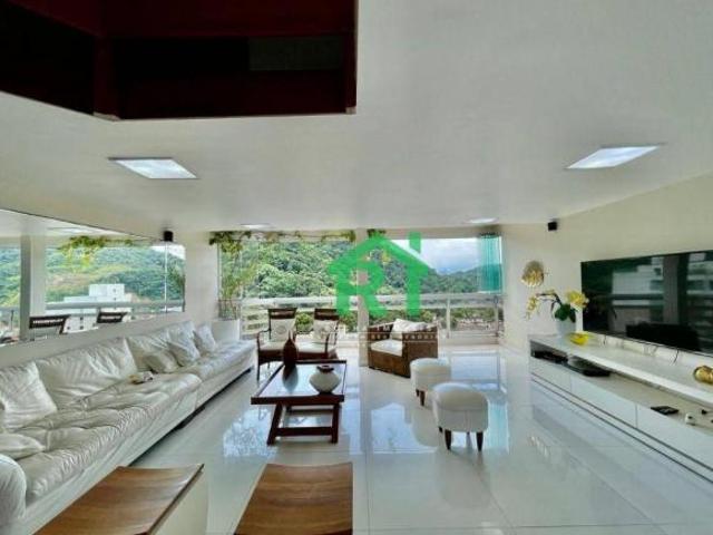 Apartamento à beira mar com 3 quartos 3 suítes, 1 vaga e lazer à venda em Pitangueiras, Guarujá