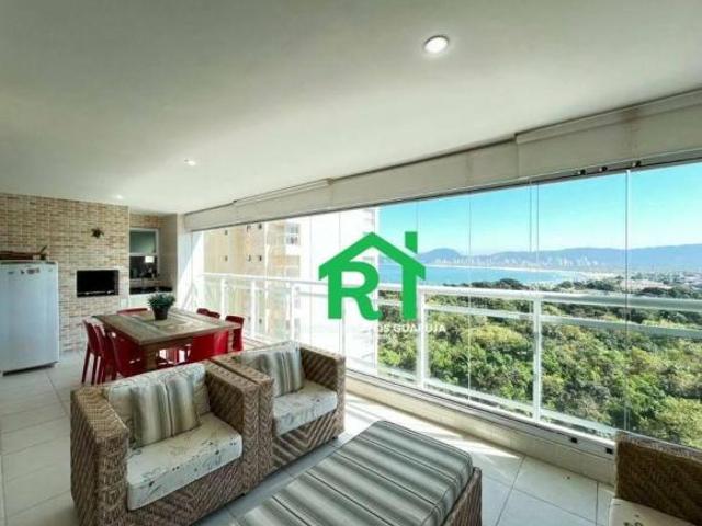 Apartamento à beira mar com 3 quartos 3 suítes, 2 vagas e lazer à venda em Enseada, Guarujá