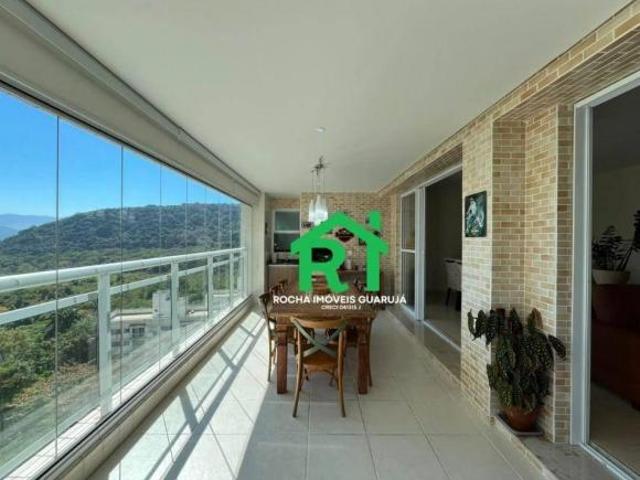 Apartamento à beira mar com 3 quartos 3 suítes, 2 vagas e lazer à venda em Enseada, Guarujá