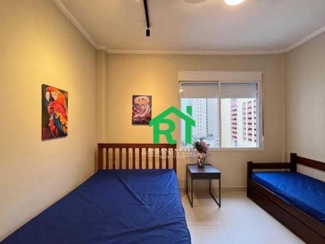 Apartamento à beira mar com 1 dormitório, Pitangueiras, Guarujá/SP