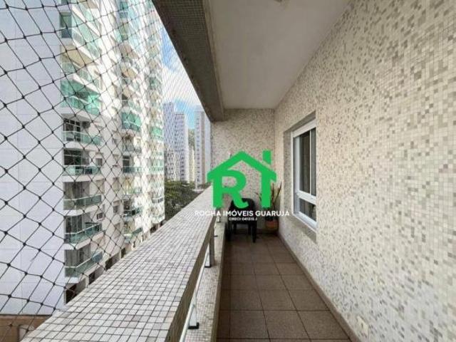 Apartamento à beira mar com 1 quarto, 1 vaga à venda em Pitangueiras, Guarujá
