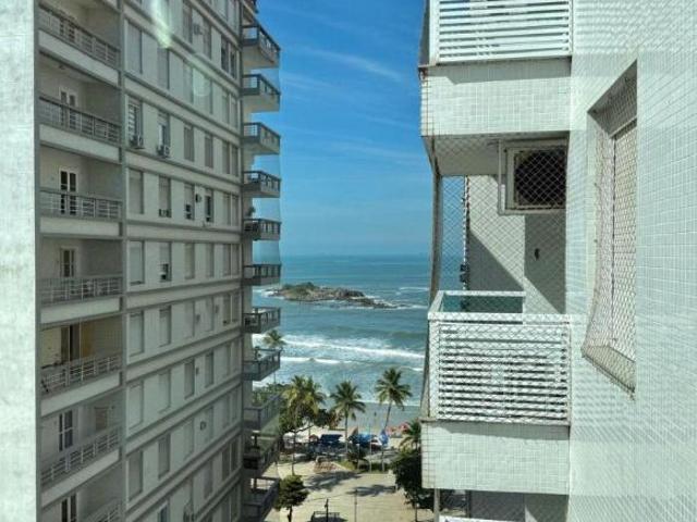Apartamento à beira mar com 2 quartos 1 suíte, 1 vaga à venda em Pitangueiras, Guarujá