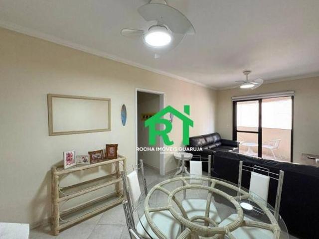Apartamento à beira mar com 2 quartos 1 suíte, 2 vagas e lazer à venda em Pitangueiras, Guarujá