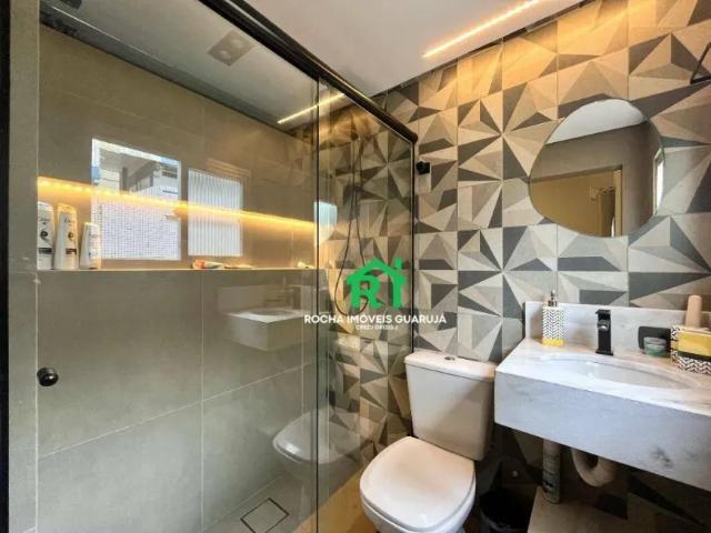 Apartamento à beira mar com 2 quartos 2 suítes, 1 vaga à venda no Tombo, Guarujá