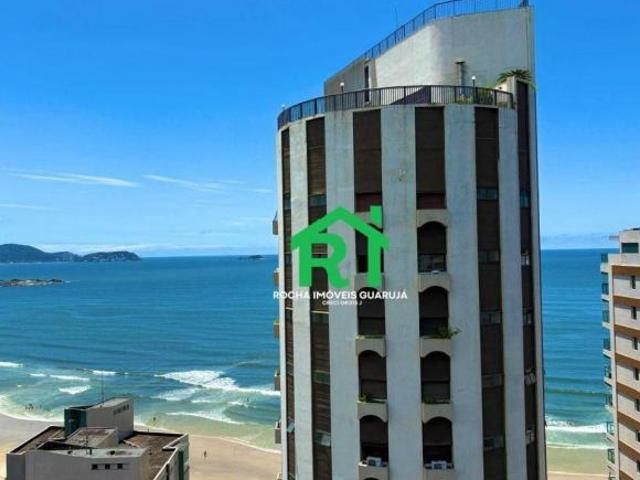 Apartamento à beira mar com 4 quartos 1 suíte, 2 vagas e lazer, à venda em Jardim Astúrias, Guaruj