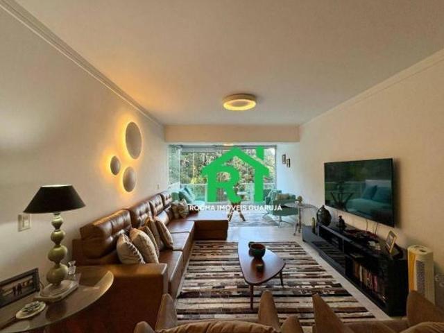 Apartamento à beira mar com 4 quartos 4 suítes, 2 vagas e lazer à venda em Pitangueiras, Guarujá
