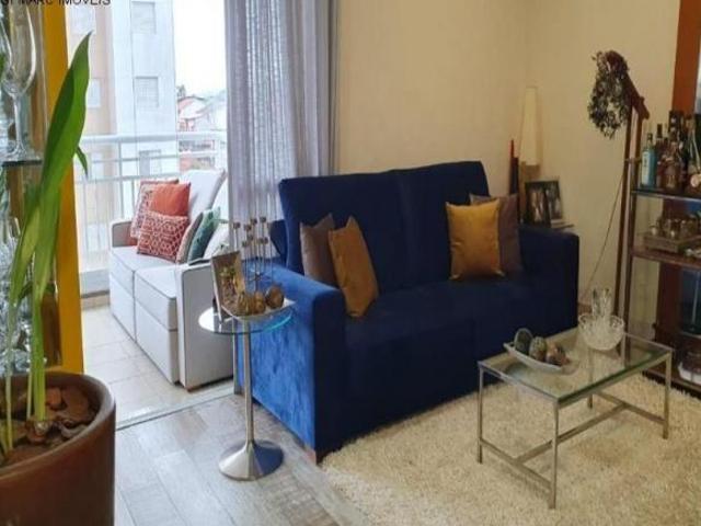 Apartamento à venda no Bairro Parque Santana, Mogi das Cruzes SP: 3 quartos, 1 suíte, 2 salas, 3 ban