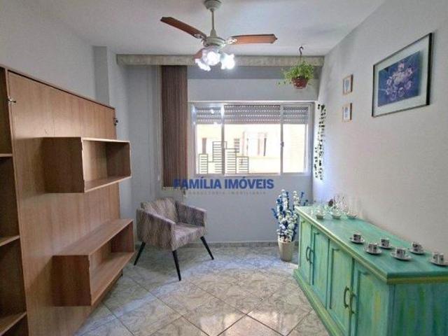 Apartamento á venda mobiliado 1 quarto Praia Aparecida Santos/SP