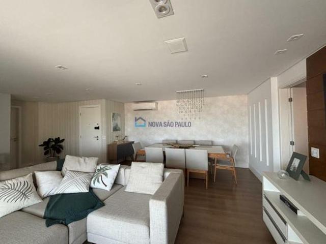 Apartamento à venda mobiliado 3 suítes 2 vagas na Vila Gumercindo