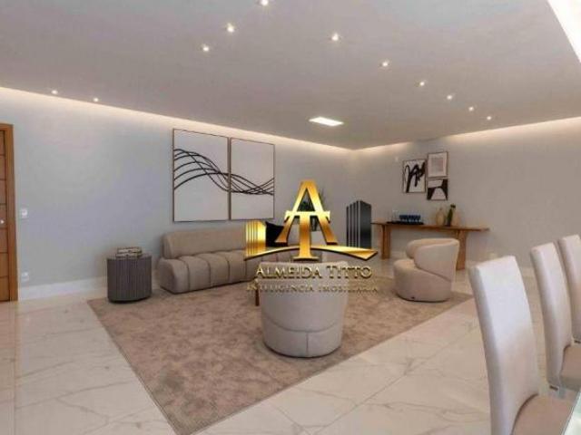 Apartamento à Venda mobiliado com 224 m² de área privativa, vista permanente para a mata no Condomín