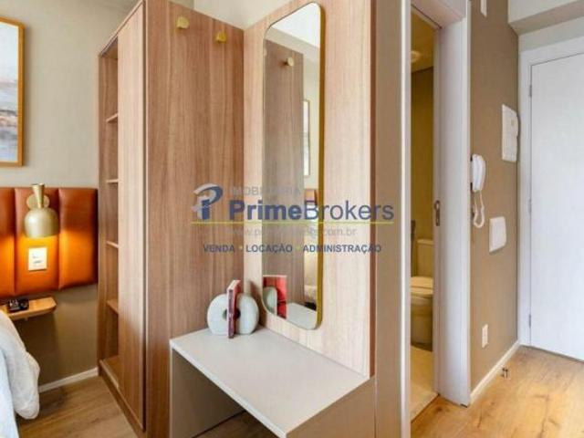 Apartamento á venda mobiliado com 26a.u 1 quarto, sendo 1 suíte Moema
