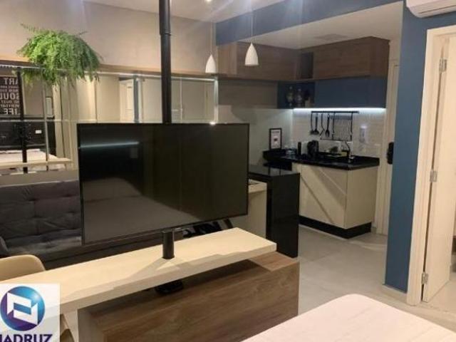 Apartamento à venda mobiliado em condomínio no Jardim Tarraf II, São José do Rio Preto SP: 1 quarto