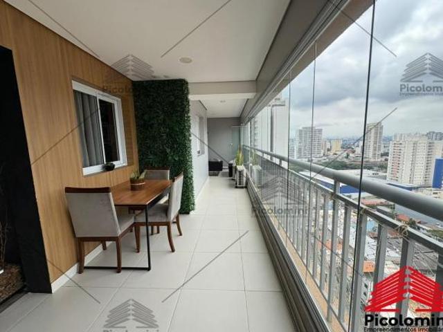 Apartamento a venda na Mooca, mobiliado decorado, 3 quartos 1 suíte, ar condicionado, varanda gour