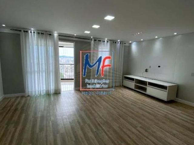 Apartamento a venda na Mooca com 3 quartos 2 suítes, 4 banheiros, sacada gourmet, lazer comple