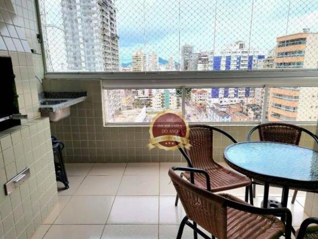 APARTAMENTO À VENDA NA AVIAÇÃO – PRAIA GRANDE | 2 QUARTOS 1 SUÍTE | VISTA MAR | MOBILIADO | LAZER