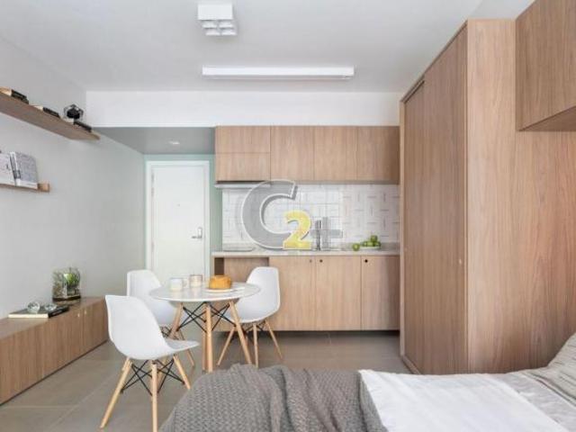 Apartamento á venda na Bela Vista, 1 quarto, sala com varanda fechada, 1 vaga