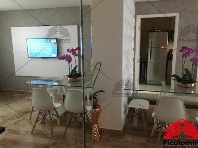 Apartamento à venda na Bela Vista Mobiliado com 60 metros, 1 quarto, sala e cozinha planejada, 1 ban