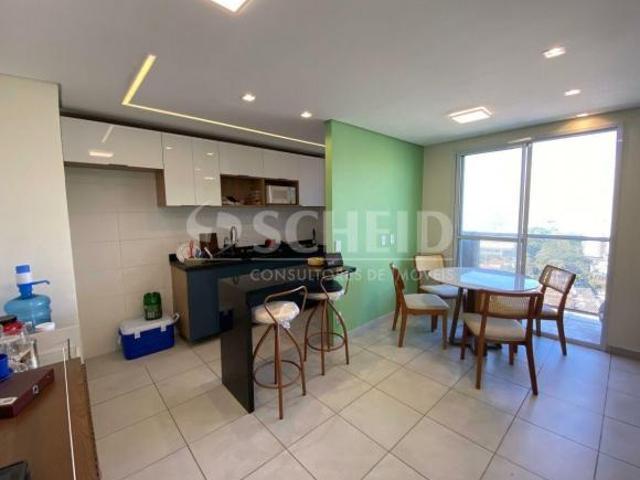 Apartamento à venda na Chácara Santo Antônio com 53 m², 2 dormitórios, 2 banheiros, 1 vaga e sacada