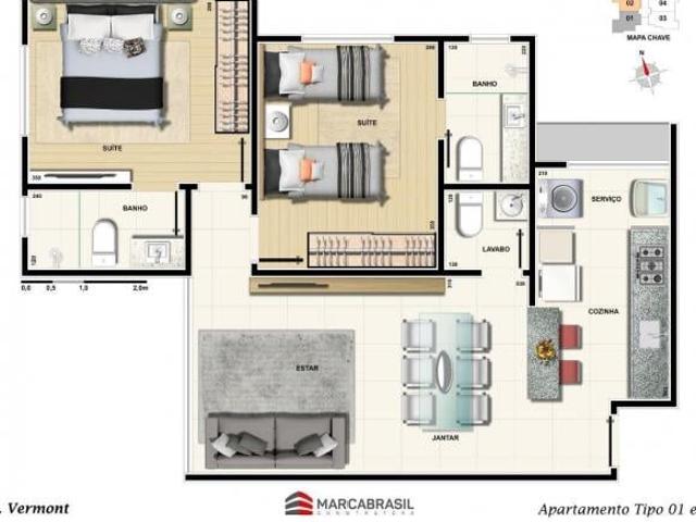 Apartamento à venda na Cidade Nova