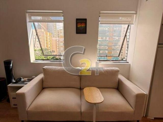 Apartamento á venda na Consolação, 1 quarto, 1 vaga de garagem