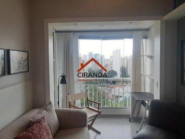 Apartamento com 1 Quarto e Vaga de Garagem Porteira fechada Com tudo dentro