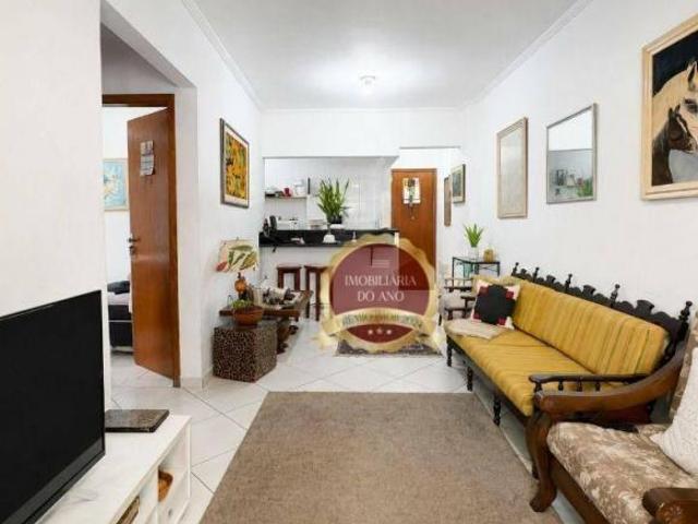 Apartamento à venda na Guilhermina em Praia Grande | 2 quartos com suíte, sacada e 1 vaga | Não acei