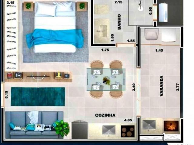 APARTAMENTO A VENDA NA PLANTA ESTILO LOFTS NA PRAIA GRANDE UBATUBA SP