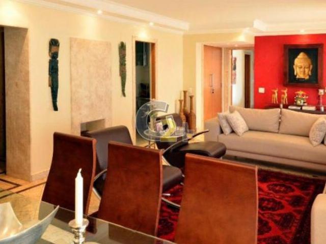 Apartamento á venda na Pompéia com 190m² mobiliado, 3 quartos, 3 suítes, 4 vagas de garagem
