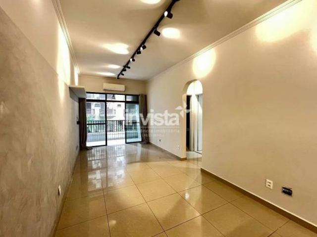 Apartamento à venda na Pompéia, Santos Frente | 2 Dorms, vista mar, na quadra da praia