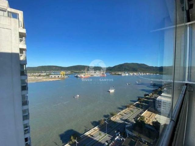 APARTAMENTO A VENDA NA PONTA DA PRAIA COM VISTA MAR, 03 SUÍTES E LAZER COMPLETO